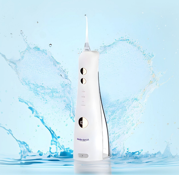 Sonic Flo — Cordless Water Flosser with Smart Display, 4 Modes & 270 ml ...